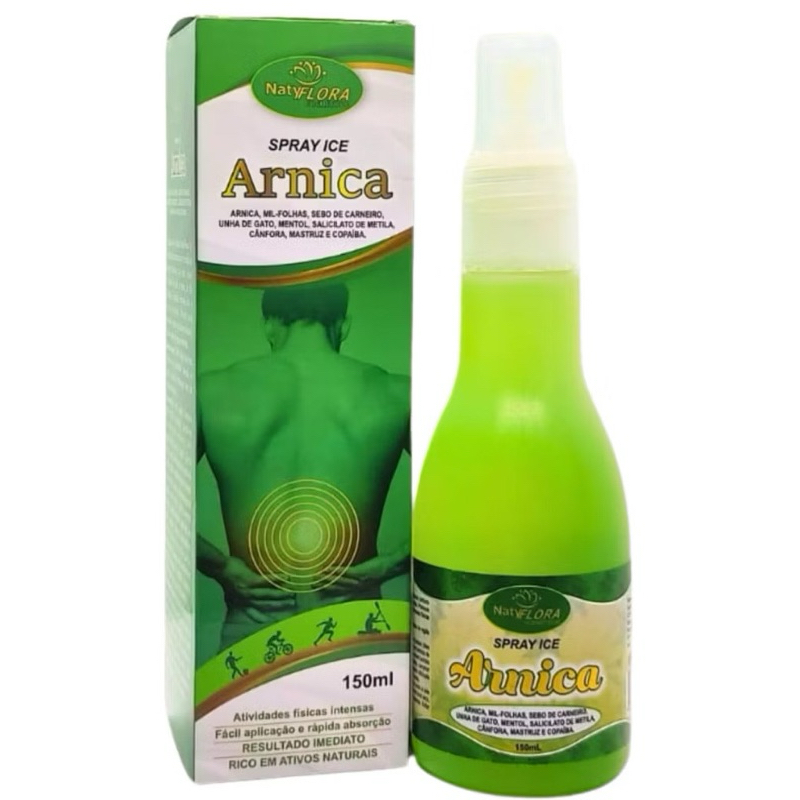 Spray Ice Arnica Anti-Inflamatorio Alívio Imediato para Dores ...