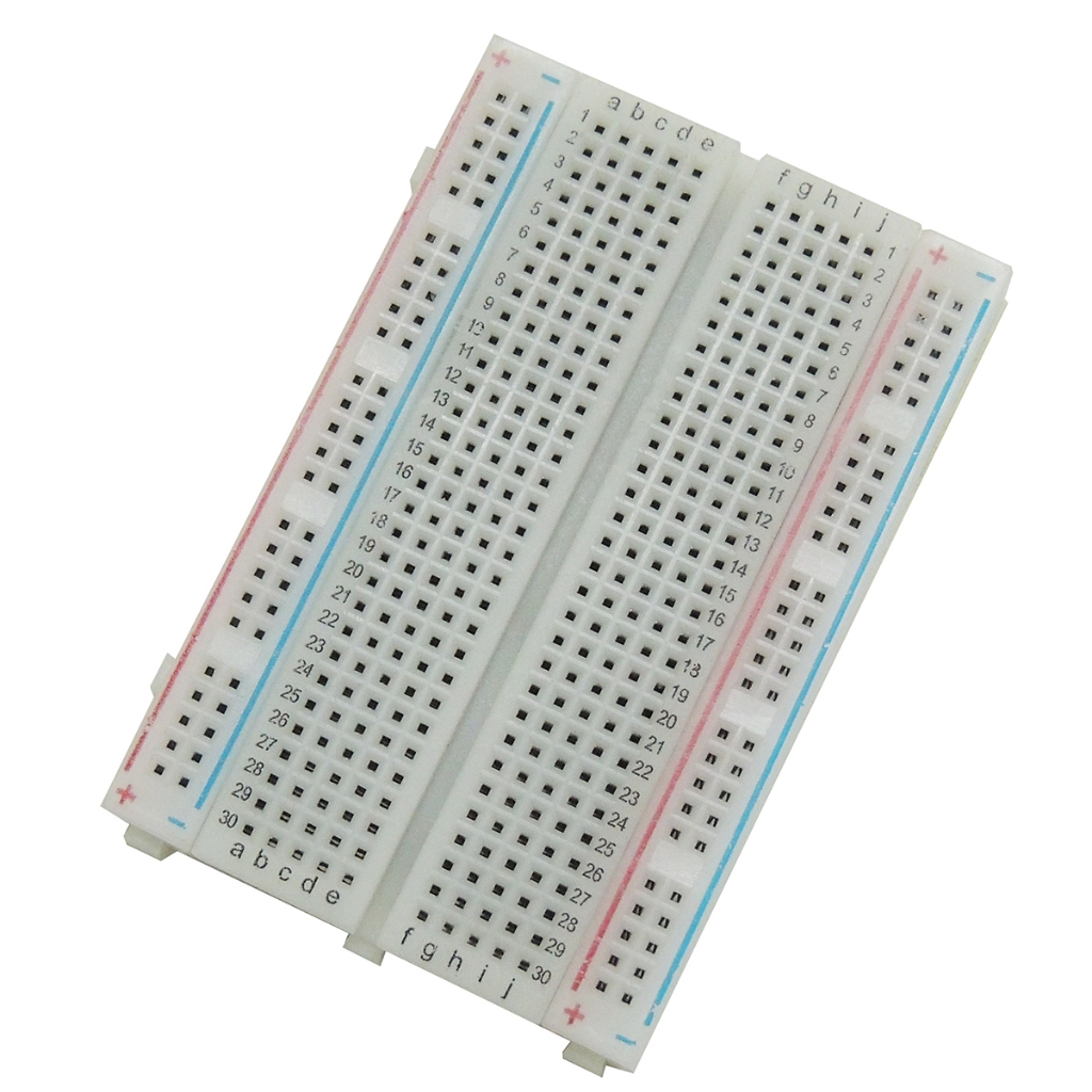 Protoboard Breadboard 400 Pontos Furos Prototipagem | Shopee Brasil