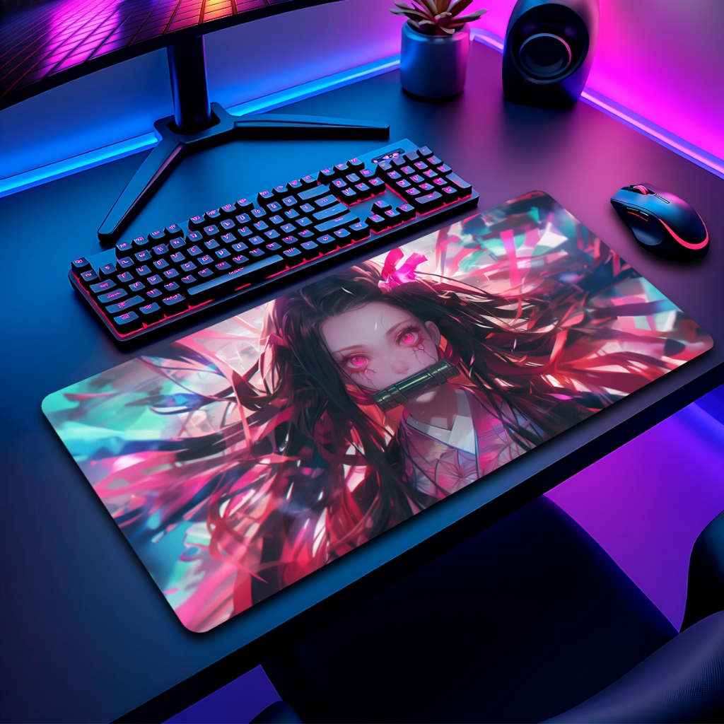 Mouse Pad Nezuko Gamer Antiderrapante Grande Estampado Personalizado ...