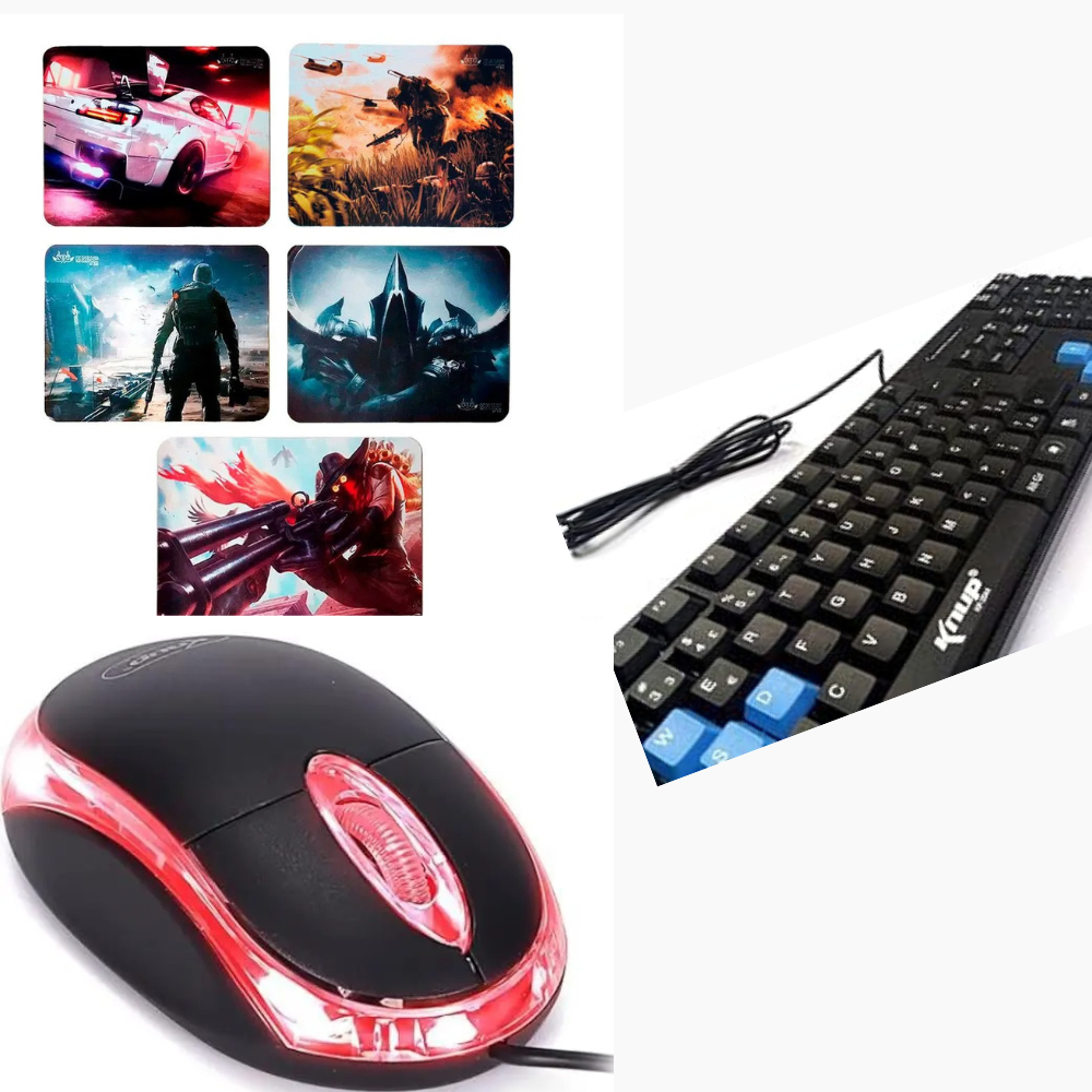 Kit Teclado, Mouse e Mouse Pad | Shopee Brasil