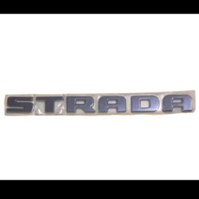 Emblema Escrita Strada Original Fiat | Shopee Brasil