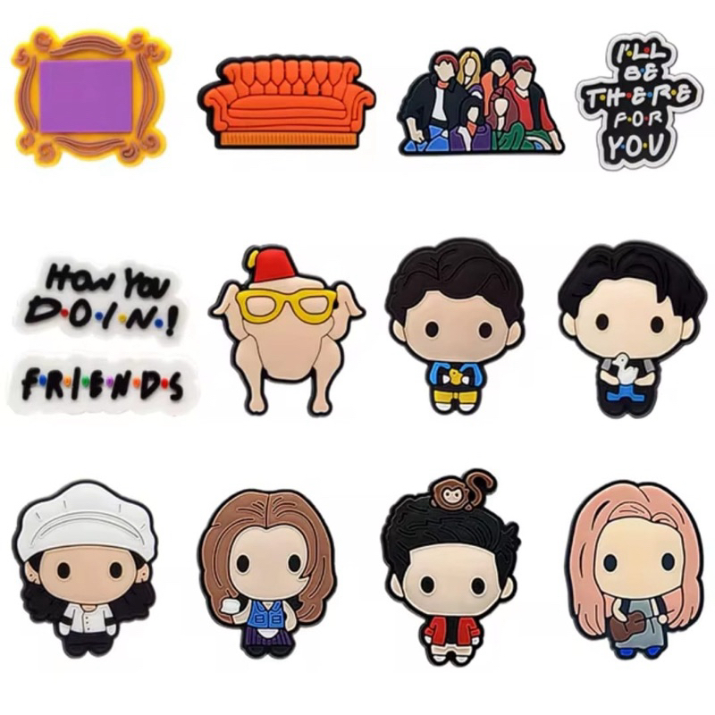 Kit combo Pin de Crocs Friends Série / Crocs Pins Enfeites Jibbitz ...