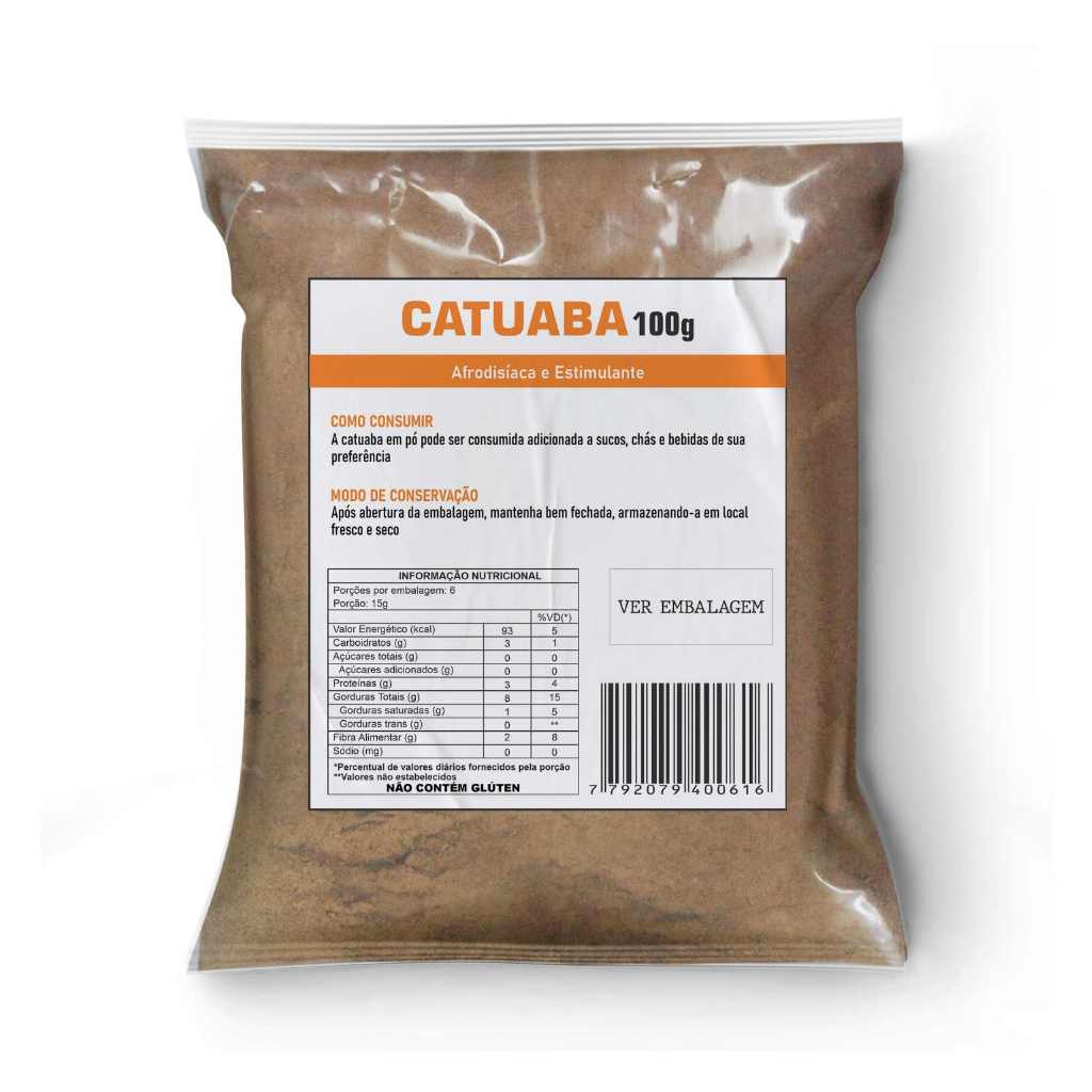 Catuaba em pó 100g Daseiva 100% puro | Shopee Brasil