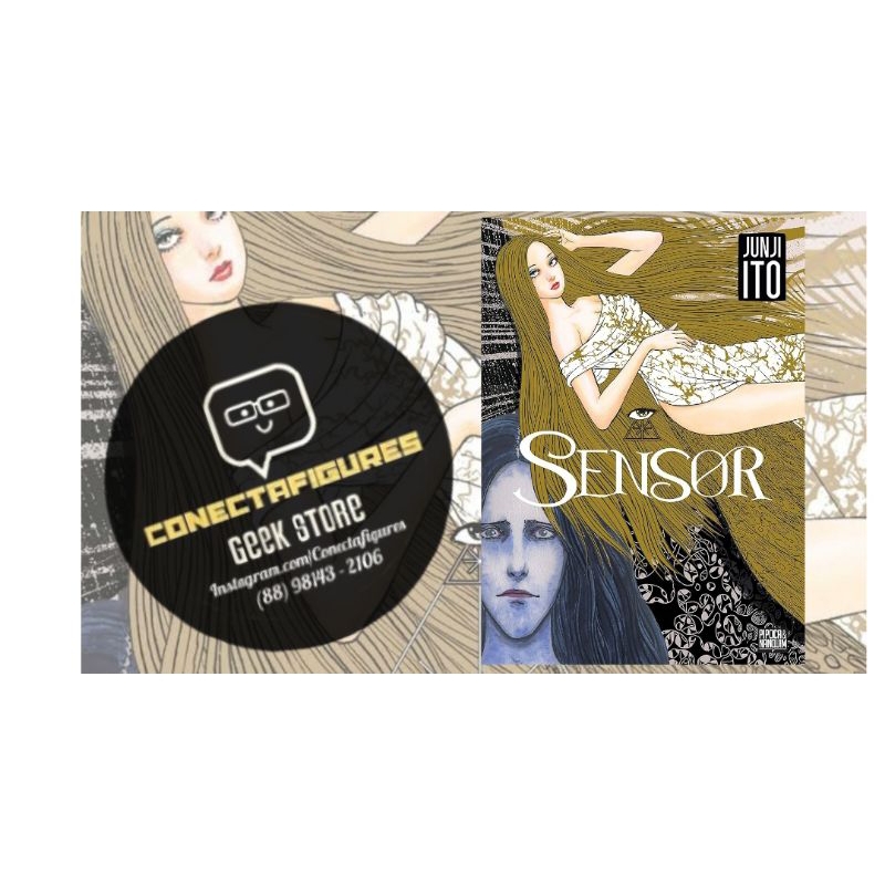 manga Livro Sensor Junji Ito | Shopee Brasil