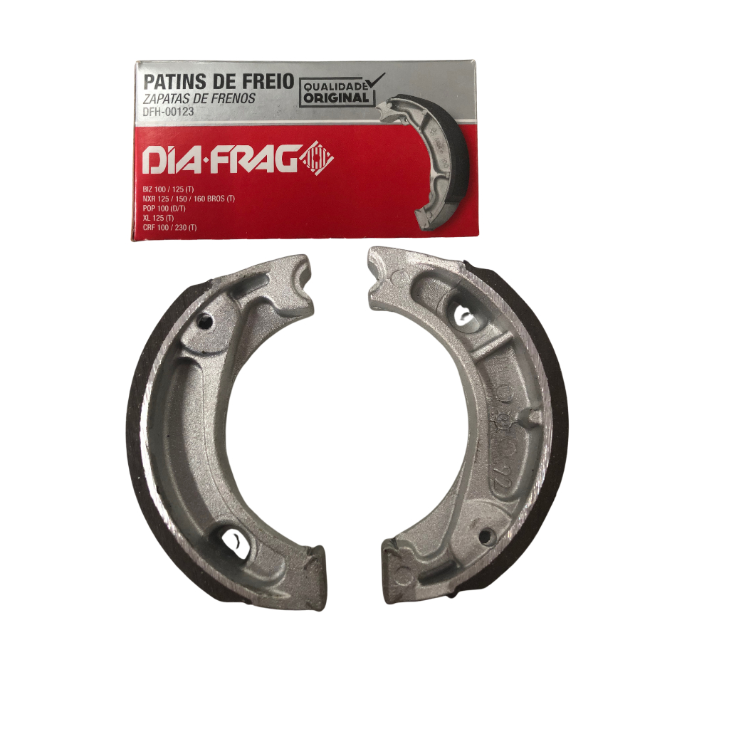 PATIM LONA FREIO BROS 150/160/ BIZ 100/125/ POP 100/ XLS 125 TRASEIRO ...