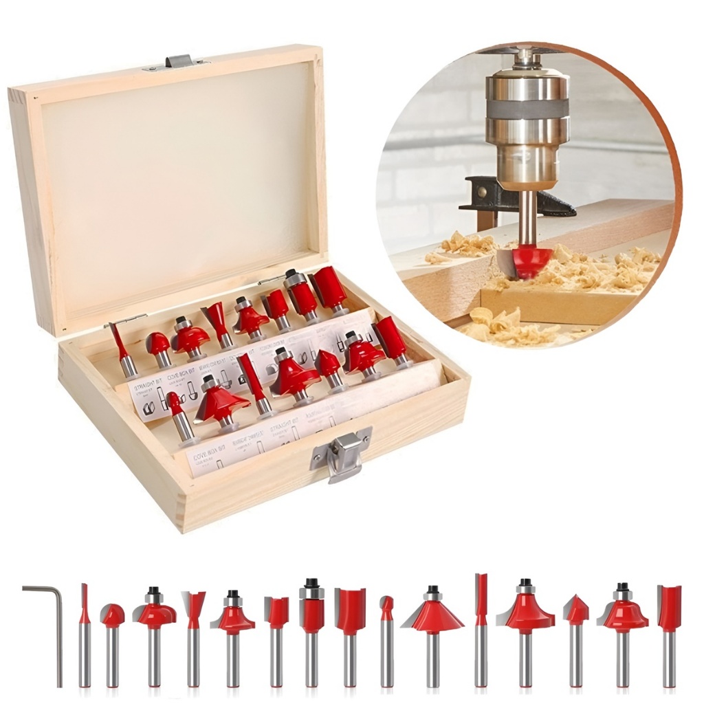 Fresa Para Tupia Manual Madeira Compativel Makita Bosch 6mm | Shopee Brasil