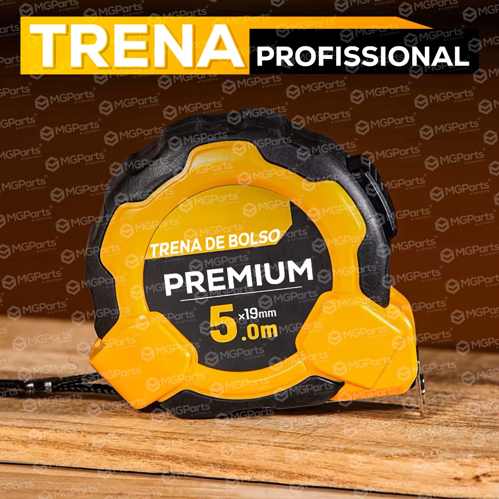 Kit 2 Trena Profissional 5 Metros Emborrachada Com Trava Metros Fita de ...