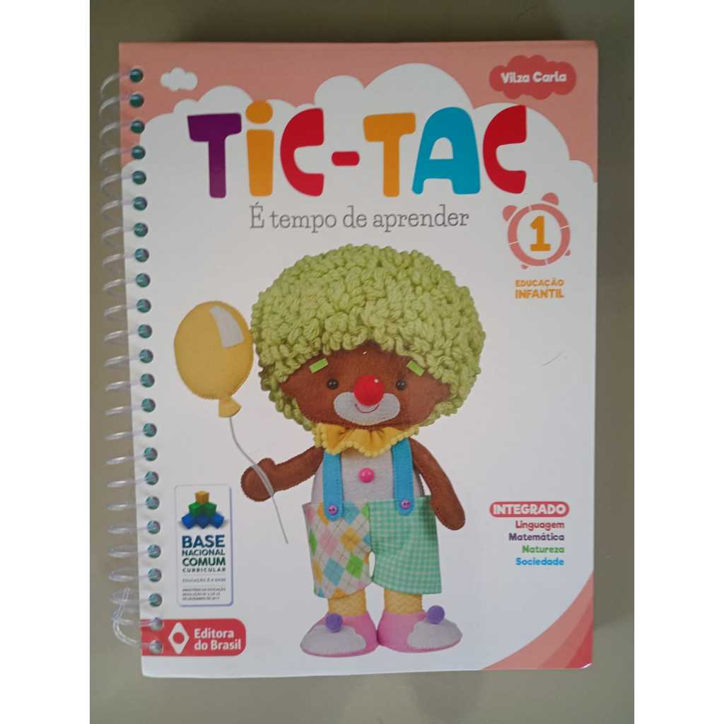 Tic - Tac vol.1 é tempo de aprender - educação infantil | Shopee Brasil