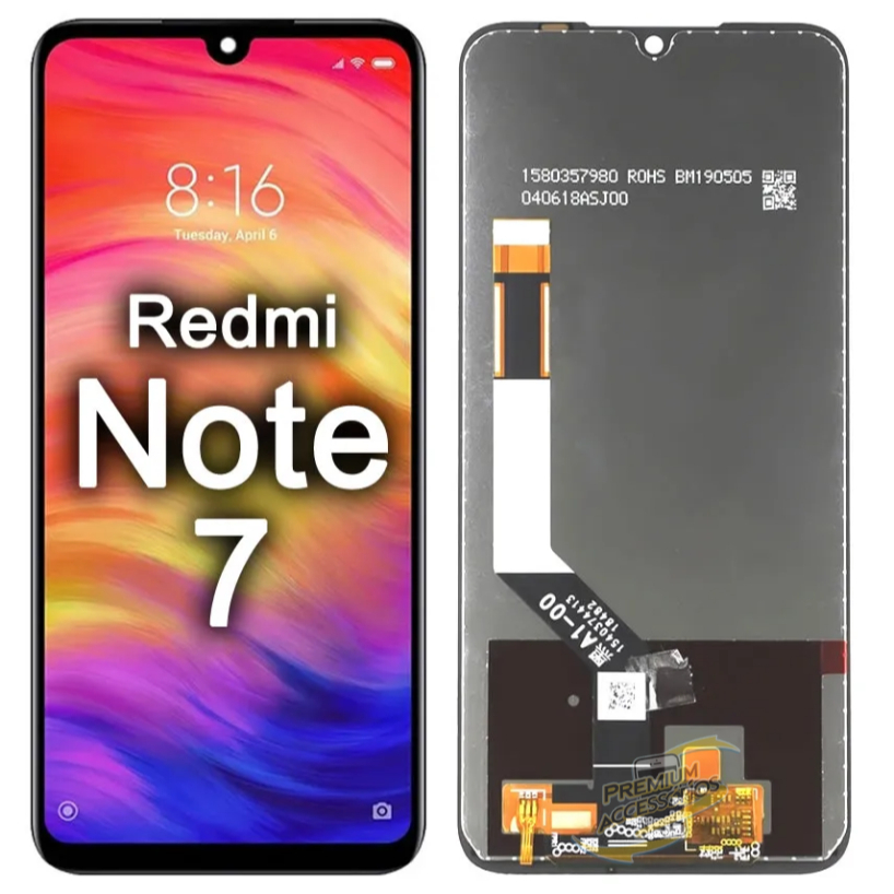 Tela Display Lcd Touch Frontal Redmi Note 7 Note 7 Pro Com Aro E Sem Aro m1901f7g -A Pronta ...