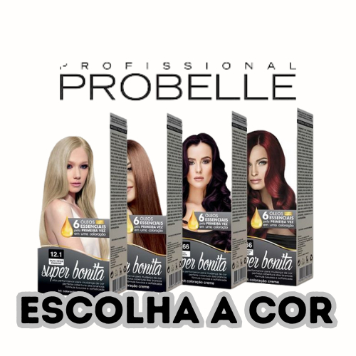 Kit Coloração Probelle Super Bonita 50g (Escolha a cor) | Shopee Brasil