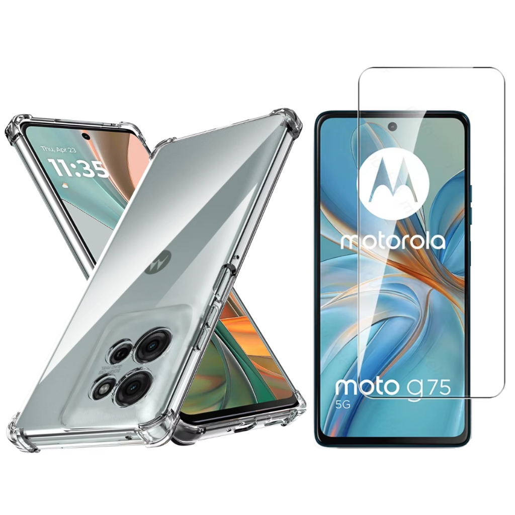 Capa Capinha Case e Película 3d Para Motorola Moto G75 | Shopee Brasil