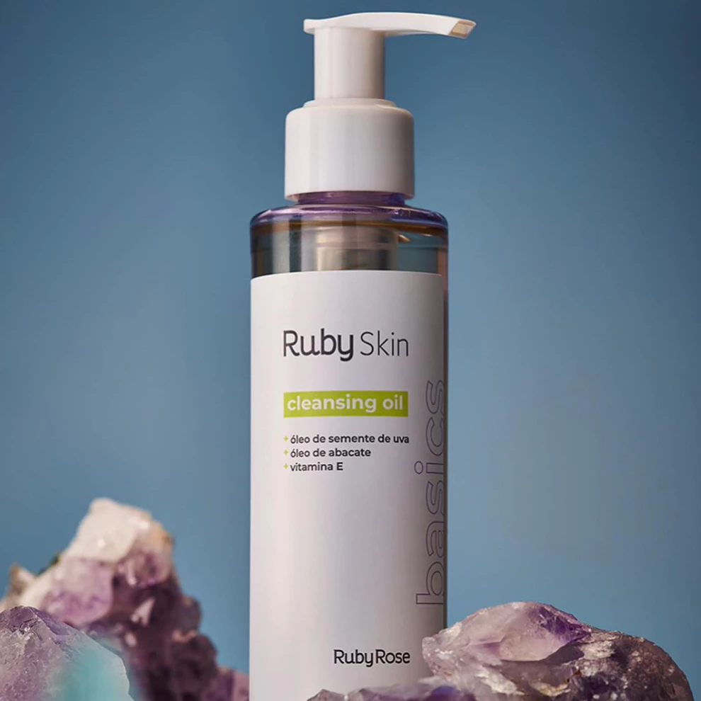 Limpeza Do Rosto Demaquilante Cleasing Oil Facial Ruby Rose 125ml ...