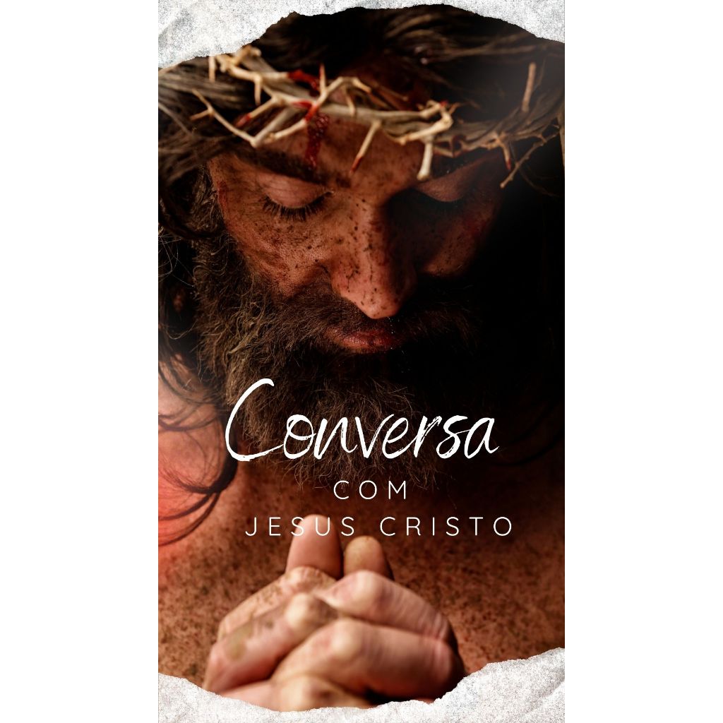 Santinho De Oração Conversa com Jesus (pct C/ 1.000 Unidades) | Shopee ...