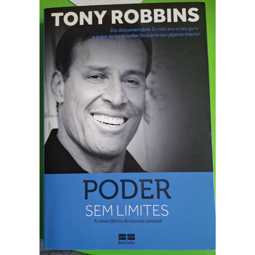 LIVRO PODER SEM LIMITES DE TONY ROBBINS | Shopee Brasil