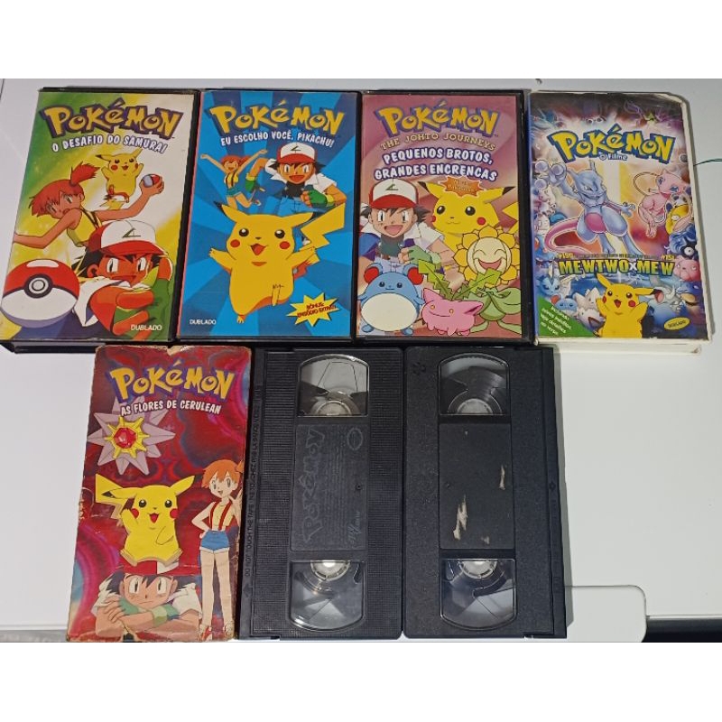 Combo 7 Vhs Pokémon (ler descrição) | Shopee Brasil