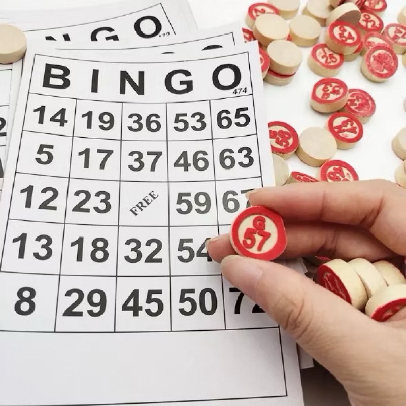 Kit Bingo De Madeira E Papel 75 Números E 40 Cartelas | Shopee Brasil