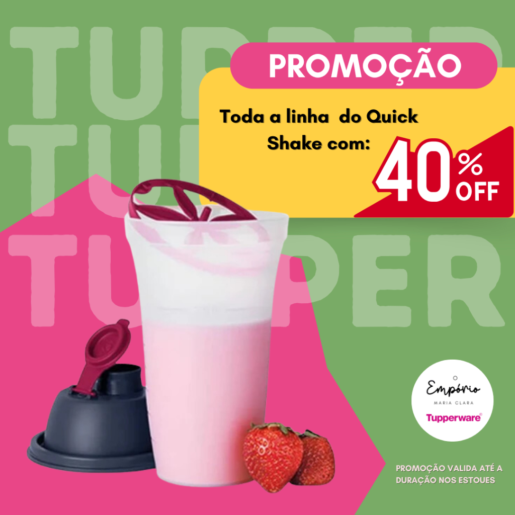 Tupperware| Quick Shake II 500ml, Para preparar drinks | Roxo, Preto e ...