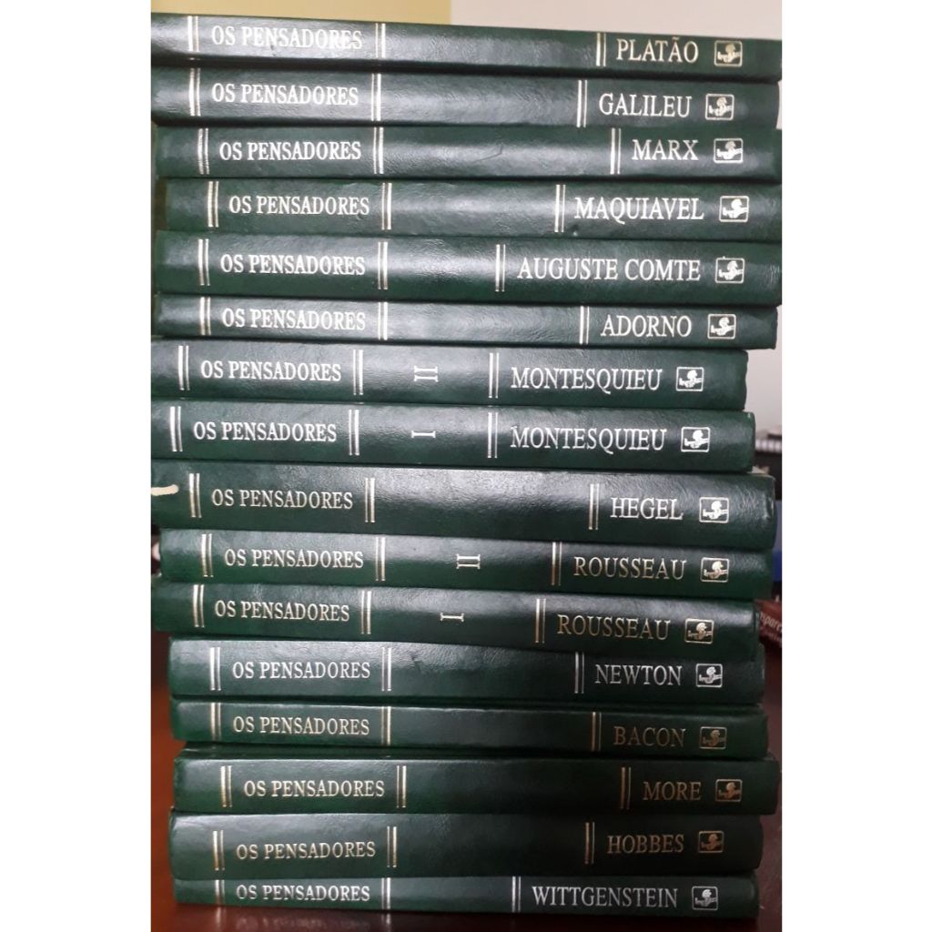 Coleção os Pensadores - 16 Livros - Nova Cultural - Montesquieu; Marx ...