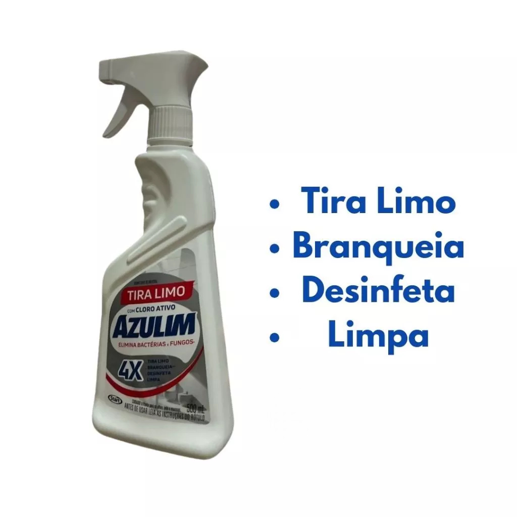Produto Remove Mofo Bolor Tira Limo Limpa Branqueia Spray Limpa Rejunte ...