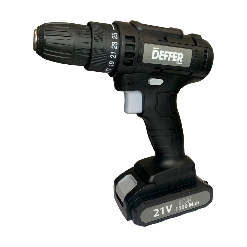 Parafusadeira e Furadeira a Bateria 21V 3/8" 1350rpm com Maleta e ...