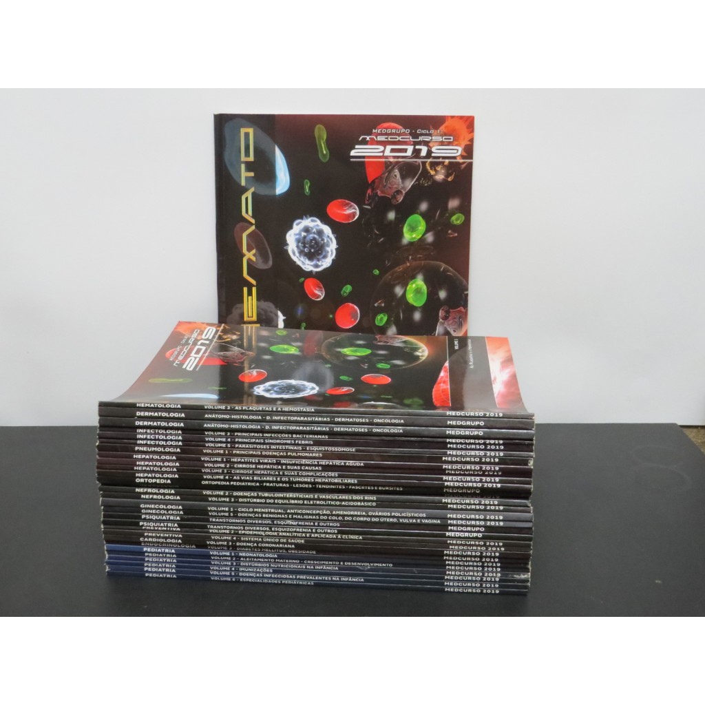 LIVRO MEDGRUPO CICLO 1: MEDCURSO 2019 MEDICINA À ESCOLHA | Shopee Brasil
