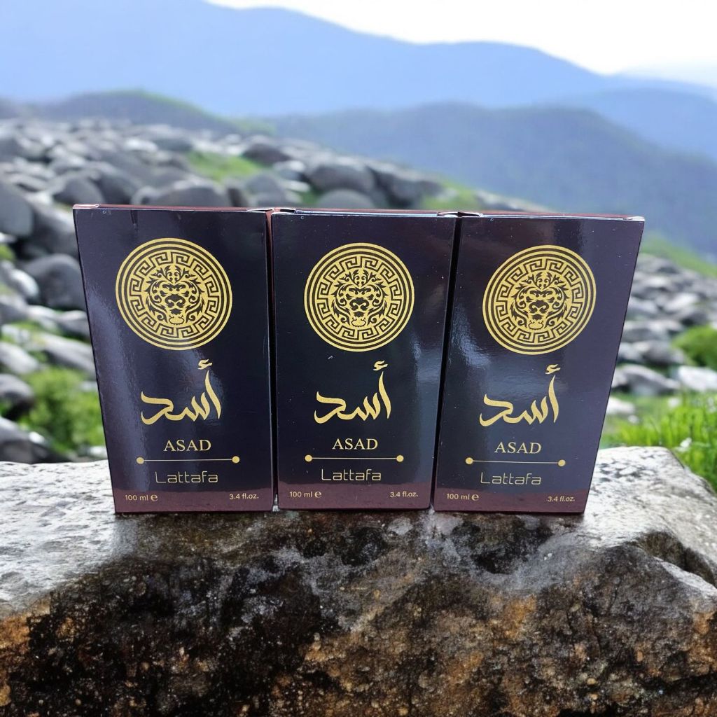 Kit 3 perfumes masculino Asad lattaffa 100 ml cada | Shopee Brasil