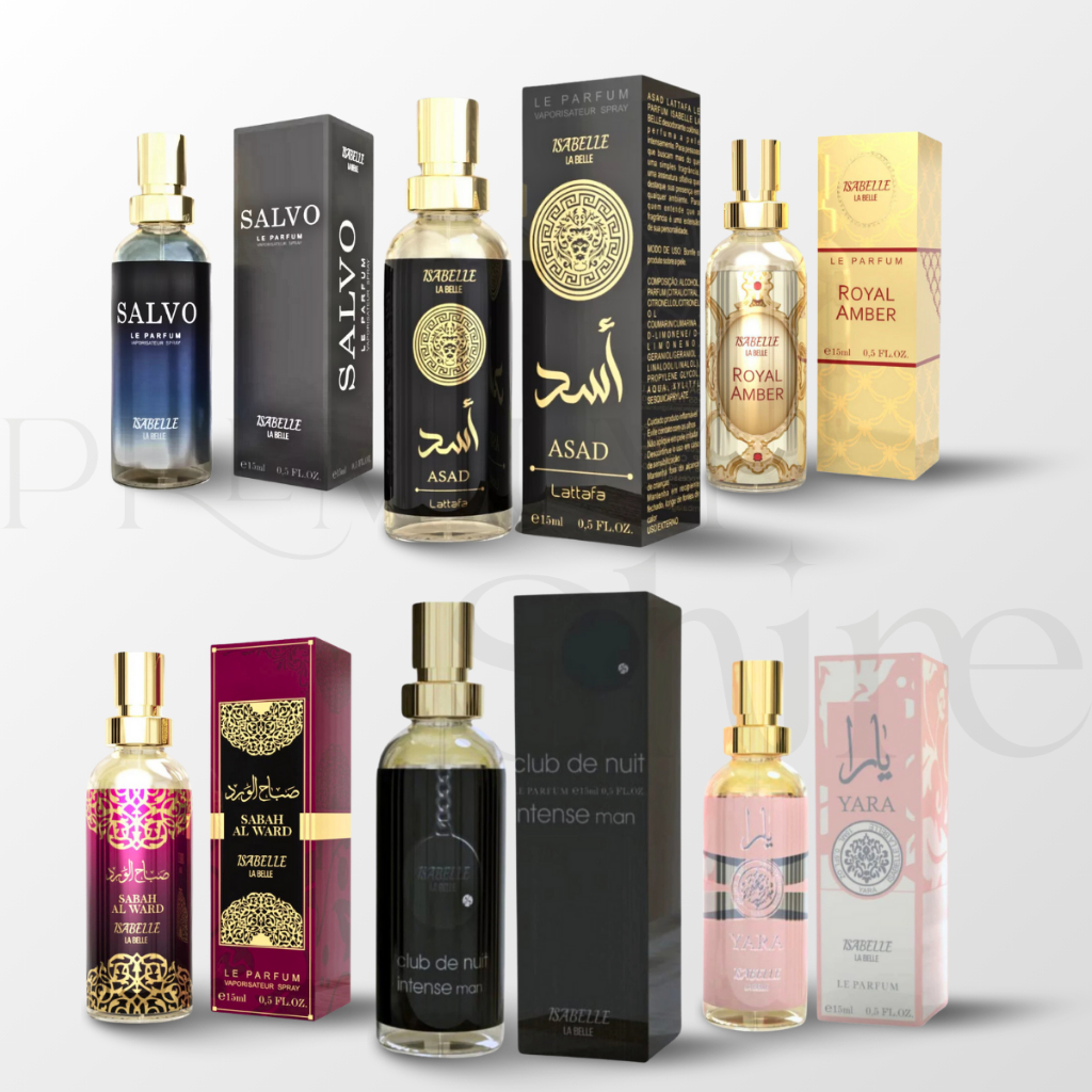 Perfumes Arabes 15ml - Isabelle la Belle (Asad, Yara, Club de nuit ...