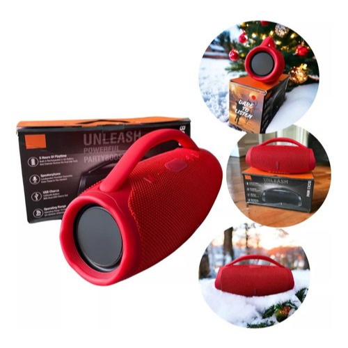 Caixa de Som BOOMS BOX 3 LED JBL Cor Red | Shopee Brasil