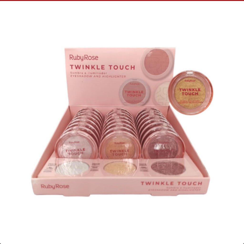 Sombra e Iluminador Twinkle Touch Ruby Rose HB-M1004 | Shopee Brasil