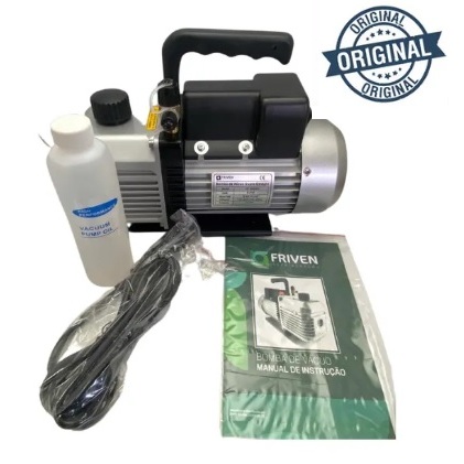 Bomba de Vácuo 6 CFM Duplo Estagio Bivolt | Shopee Brasil