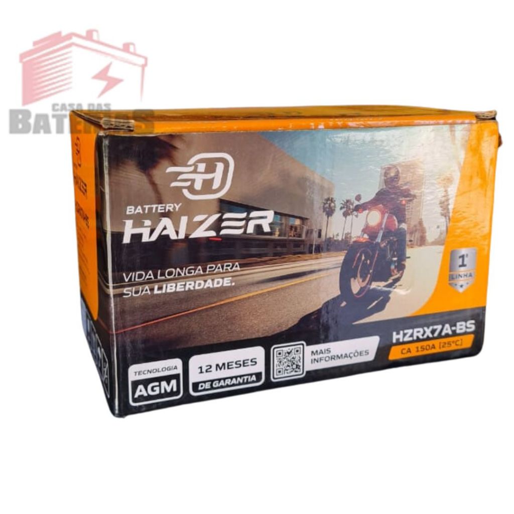 Bateria Haizer Gel Hzrx7a-bs Suzuki An Burgman 125 / Vz400 agm | Shopee ...