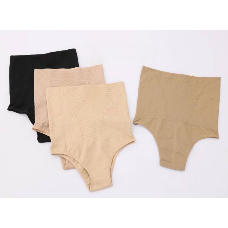 Cinta Modeladora Calcinha Pós Parto Efeito Barriga Seca Cintura alta ...