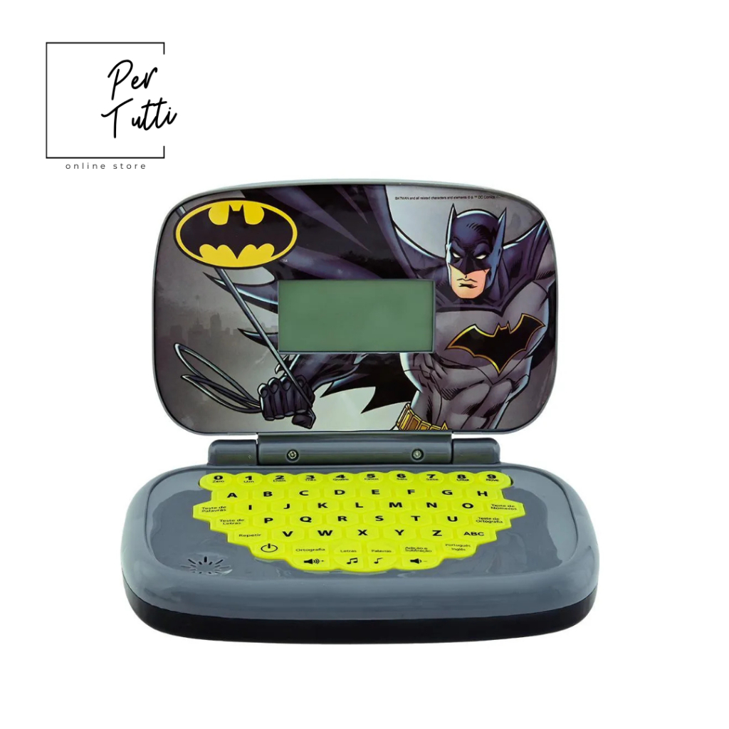 Laptop Infantil Educativo Bilíngue Candide Batman | Shopee Brasil