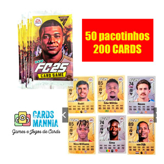 Card Eafc 25 Ultimate Team Jogadores 200 Cards 50 Pacotes Cartas ...