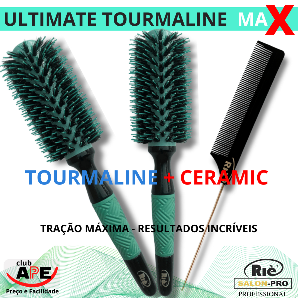 KIT 2 ESC PROF ULTIMATE 57 +01 PENTE RIE SALON PRO | Shopee Brasil
