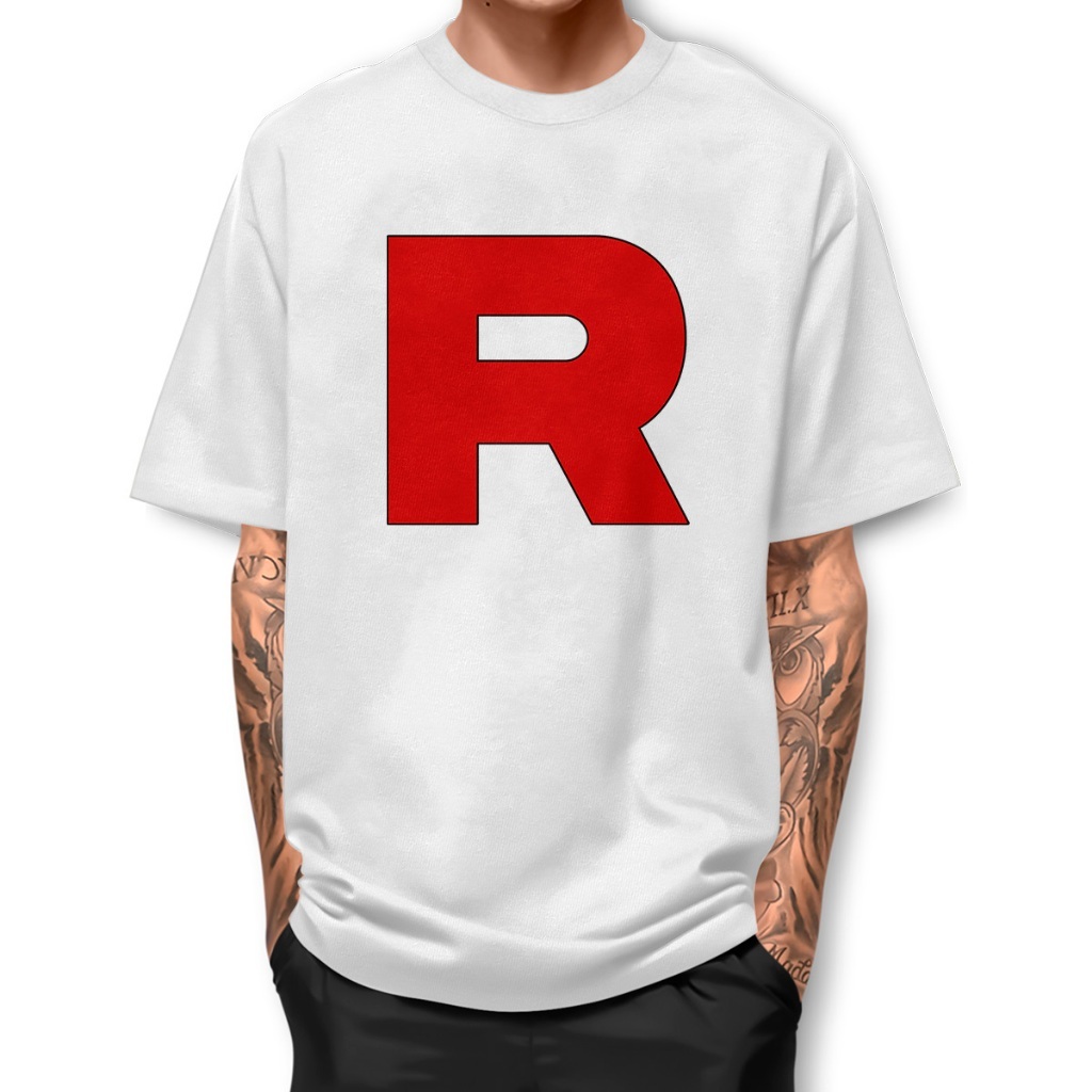 Camiseta POKE Rocket Equipe Camisa StreetWear Básica 100% Algodão ...
