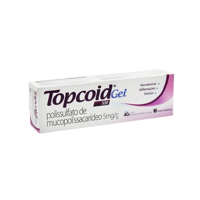Topcoid Gel 500 para Hematomas Inflamações e Varizes Original 40g ...