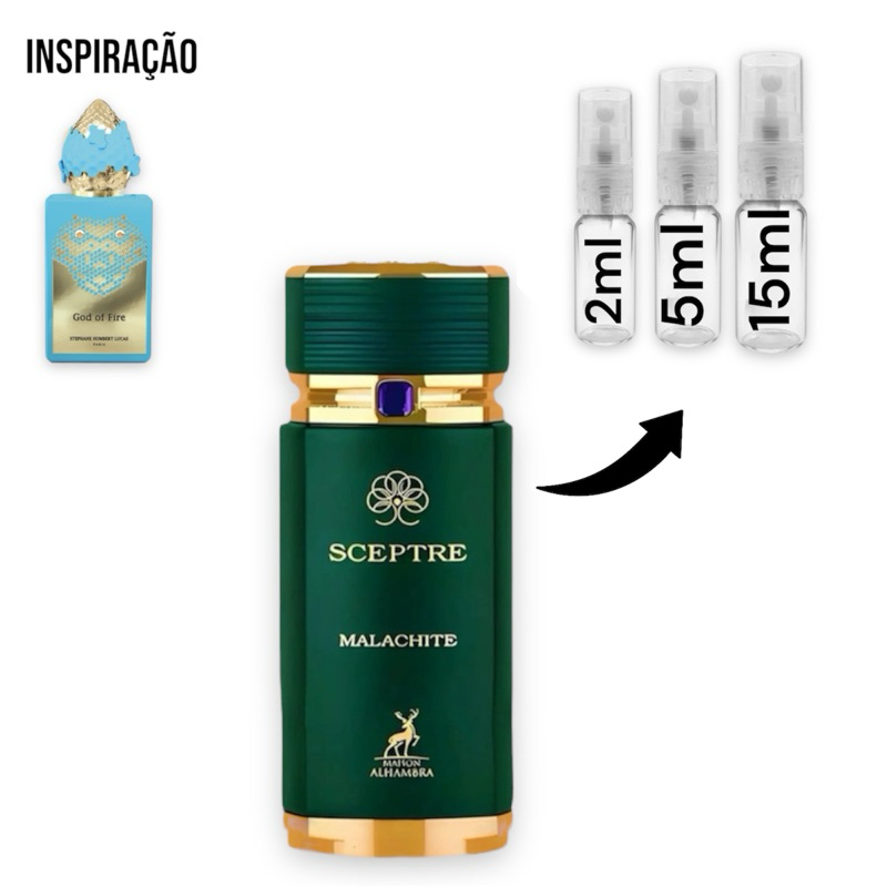 Sceptre Malachite Maison Alhambra 2ml-5ml-15ml | Shopee Brasil