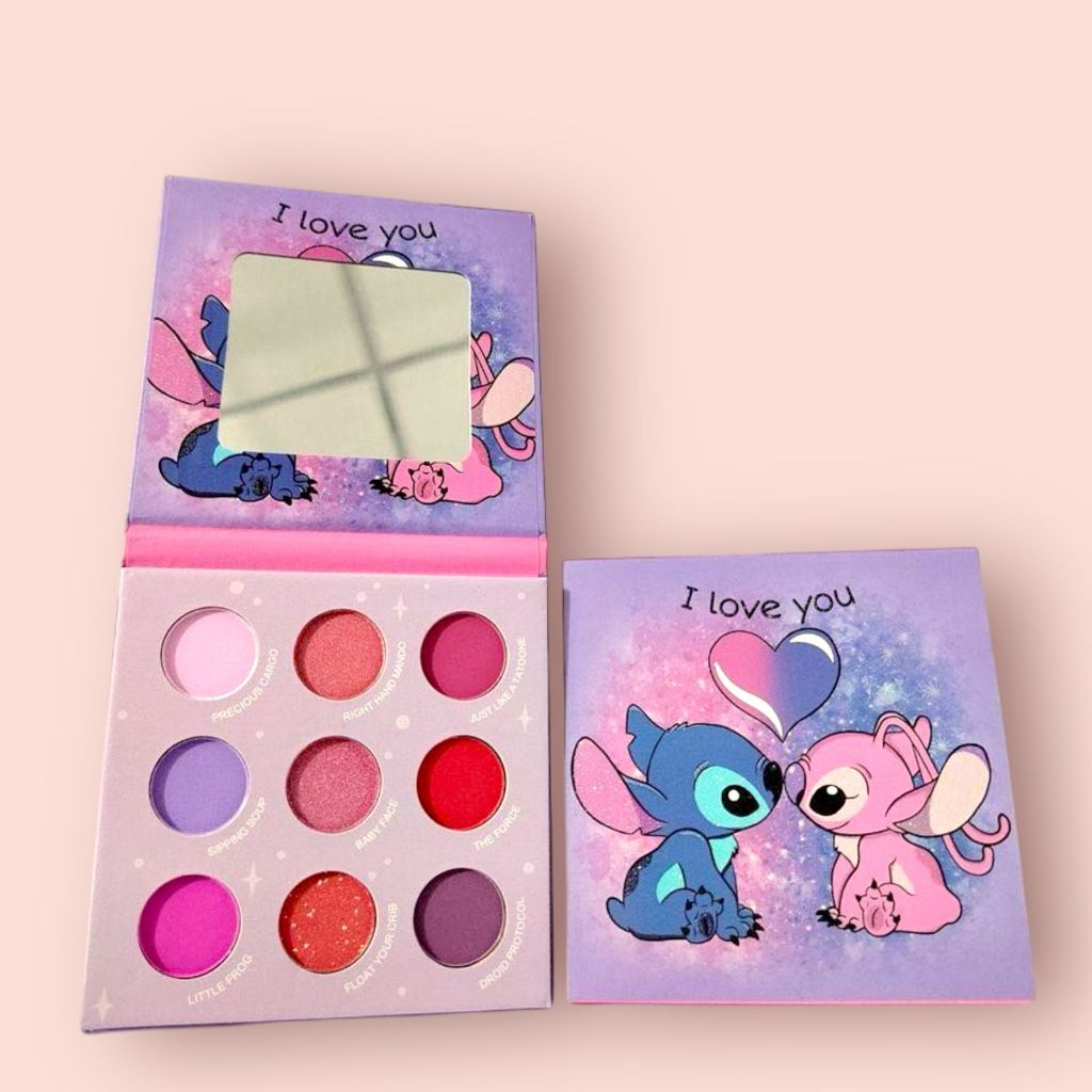 Maquiagem do Stitch 09 Cores Paleta de Sombras Stitch Limitada Produtos ...