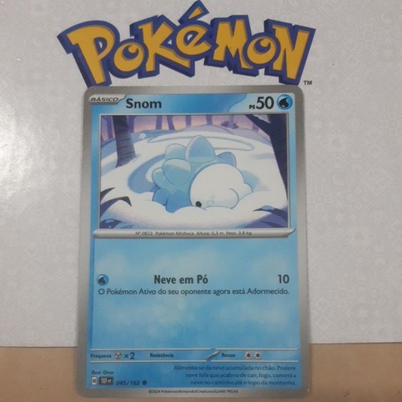Carta Card Pokémon Snom | Shopee Brasil