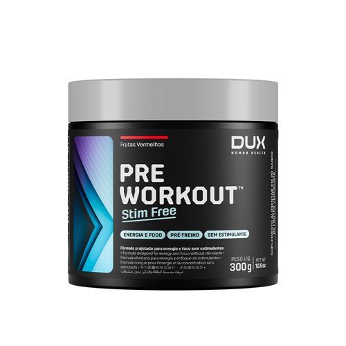 Pré Treino - Pré-Workout Stim-Free - 300g - Dux Nutrition | Shopee Brasil
