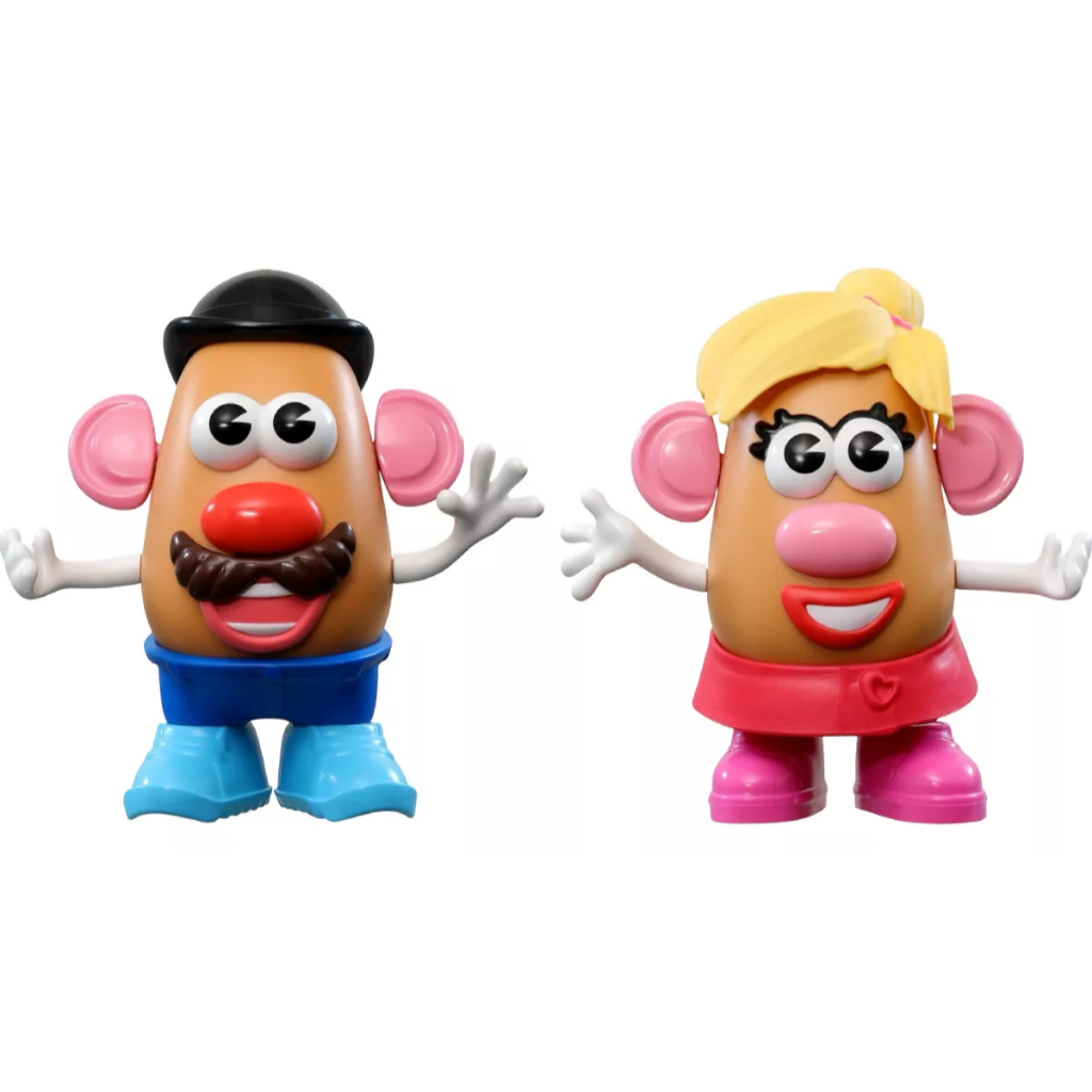 Kit com Senhor e Senhora Cabeça de Batata Hasbro Clássico Potato Head ...