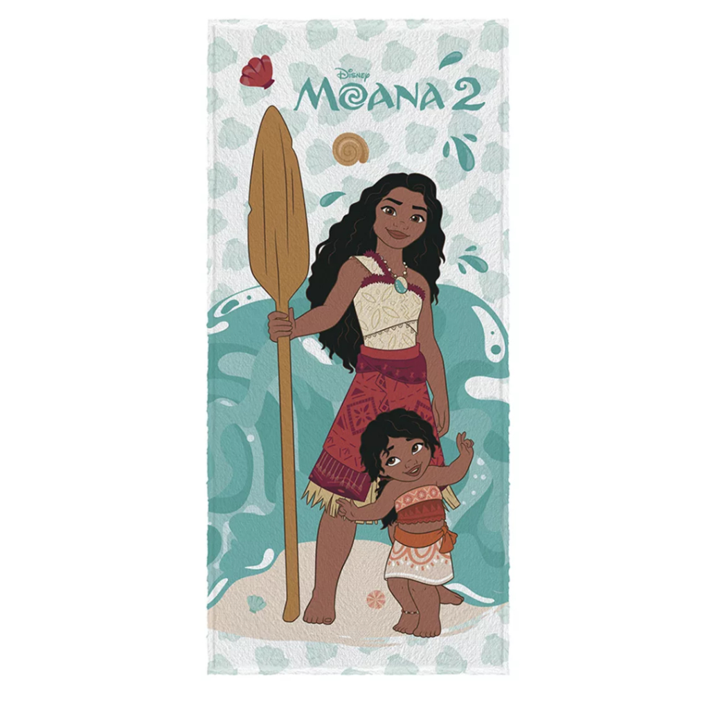 Toalha felpuda Moana 2 lançamento Lepper 60cmx1,20m | Shopee Brasil