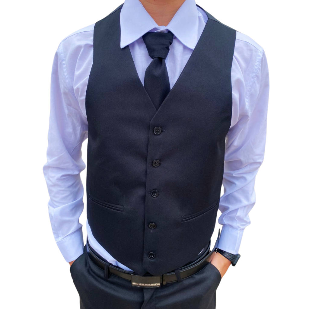 Colete Oxford Social Slim Masculino - C/ Regulagem Premium | Shopee Brasil