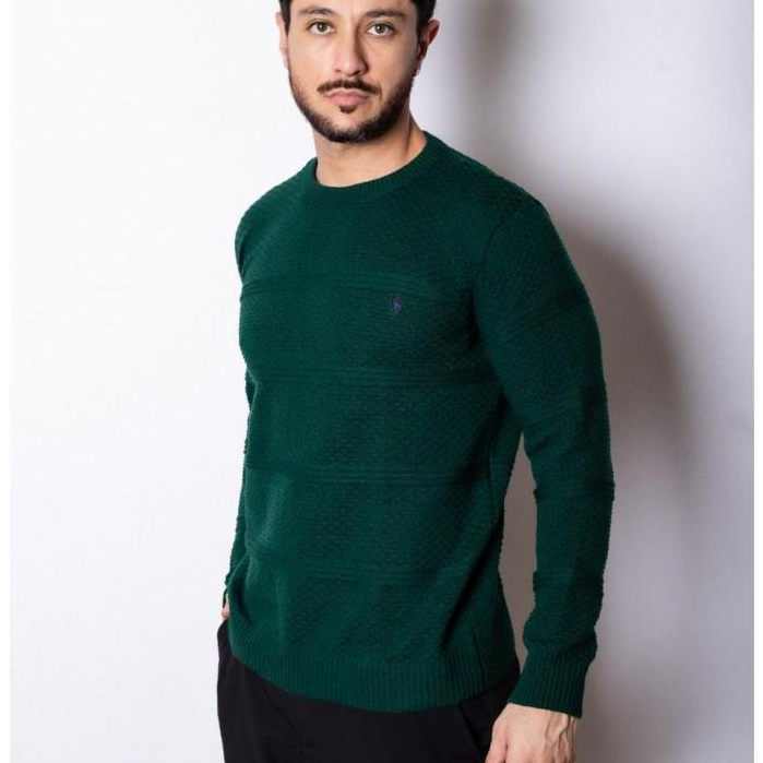 Sueter Homem Tricot Qualidade Premium Casual Liso Elegante | Shopee Brasil