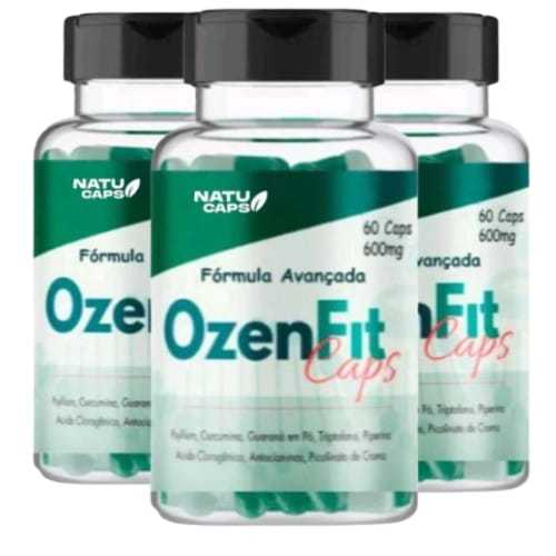 Kit 3 Potes OzenFit (180 Cápsulas) - Envio Rápido | Shopee Brasil