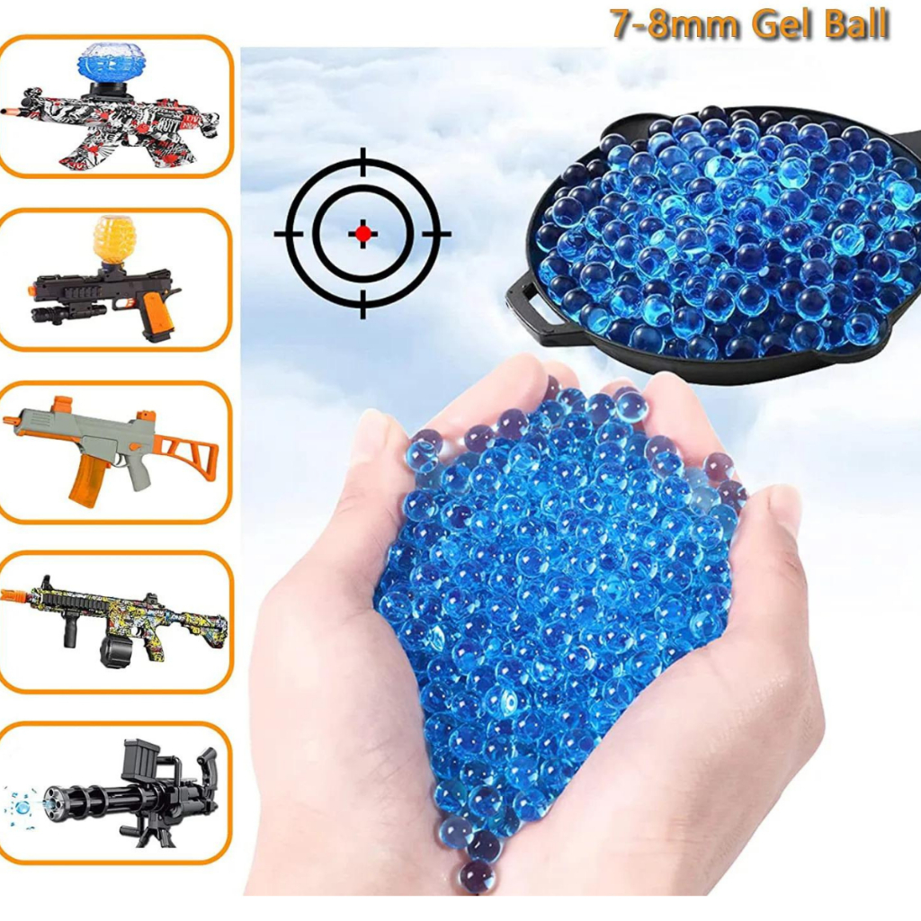 Kit 5 Bolinhas Gel Segura 10000 Mil Bolinhas Leve Facil Refil | Shopee ...