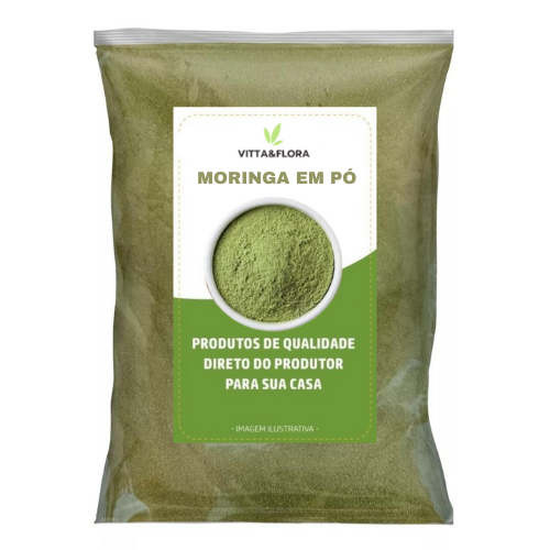 MORINGA EM PÓ PURA 100% NATURAL 250G 500G 1KG | Shopee Brasil