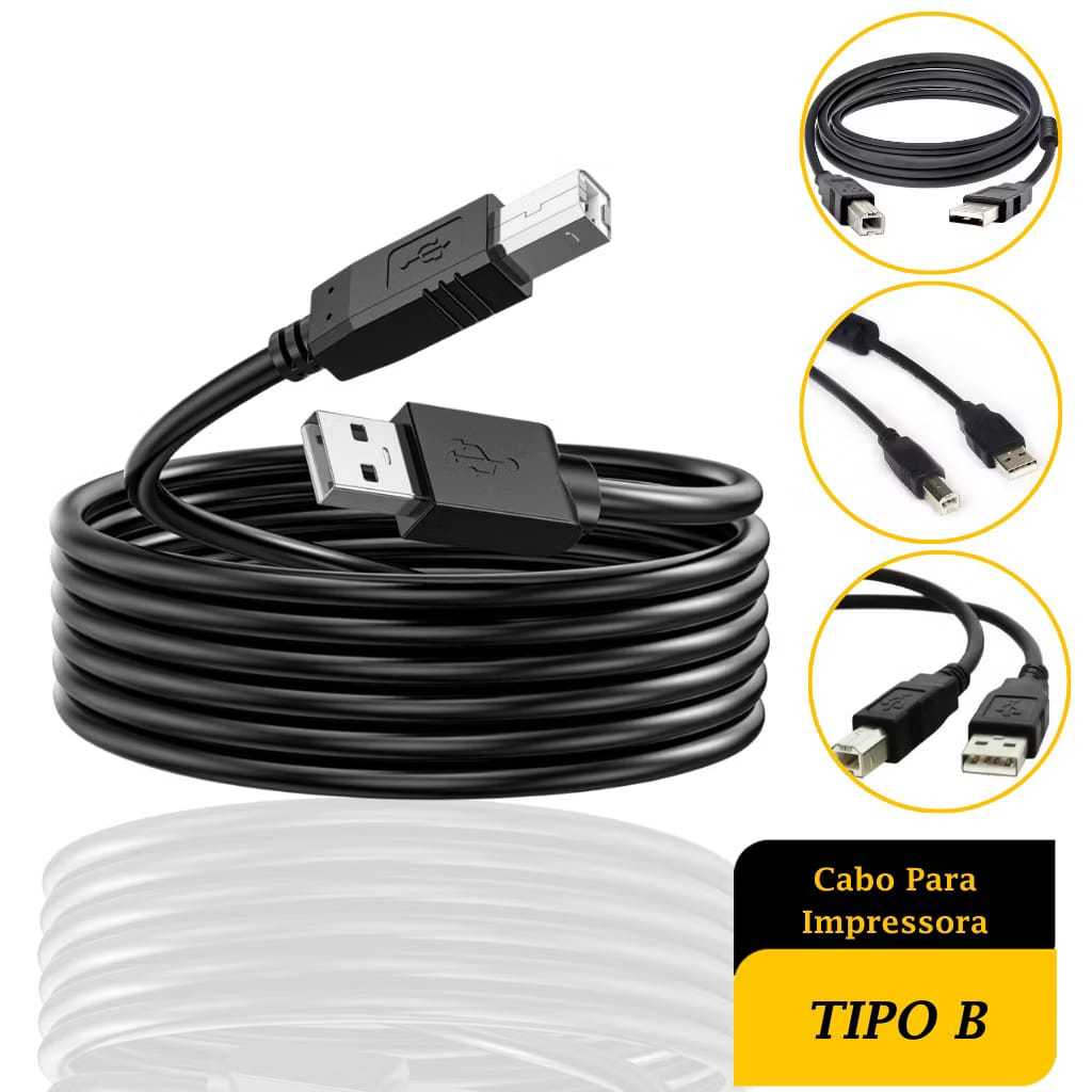 Cabo Universal Para Impressora Cabo de Impressora Usb 2.0 Compatível ... Cabo Universal Para Impressora Cabo de Impressora Usb 2.0 Compatível ...