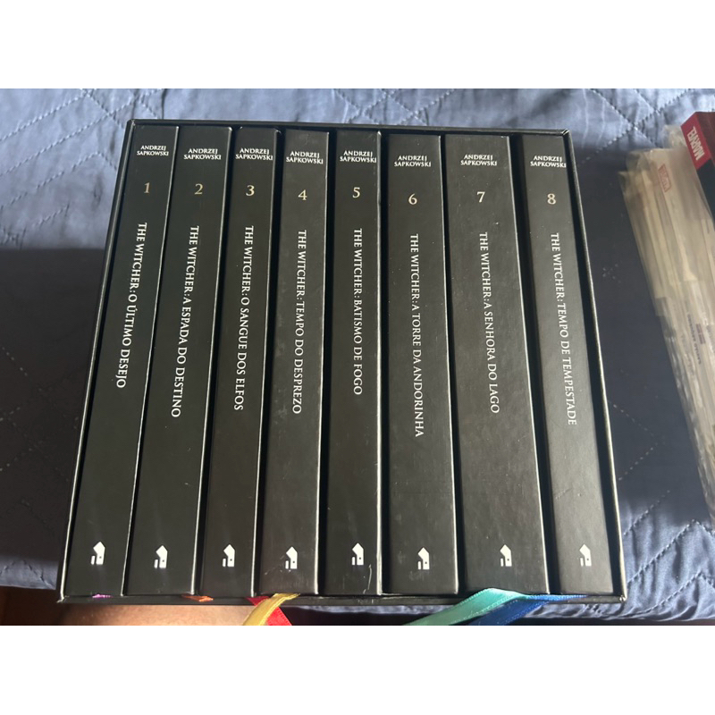 Box The Witcher capa dura (livros de 1 a 8) | Shopee Brasil